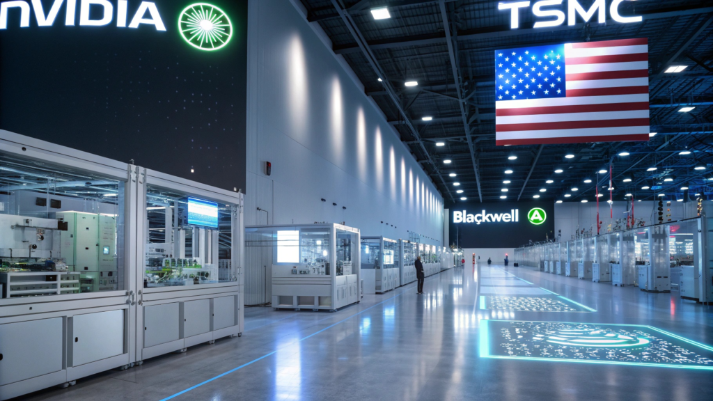 NVIDIA、TSMCのアリゾナ工場でBlackwell AIチップ生産開始 – 米国内半導体製造の新時代へ