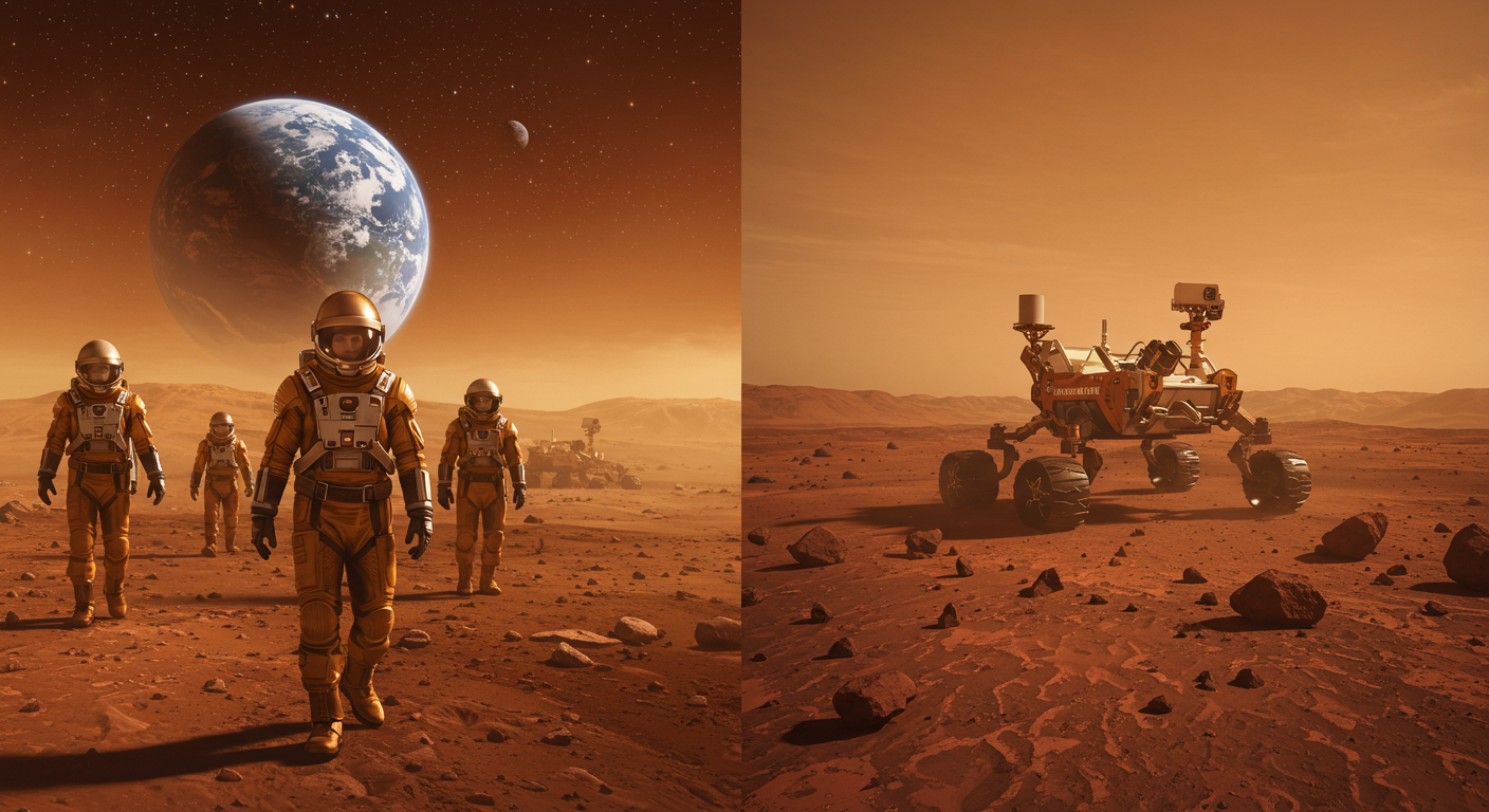 映画『オデッセイ』が予言した2035年火星移住計画 — SpaceXとNASAの現実はロボット探査が主役