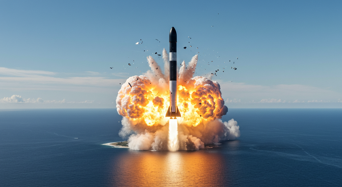 SpaceX Starship IFT-9が飛行中に爆発 – 3回連続失敗も年間25回打ち上げへ加速 - イノベトピア