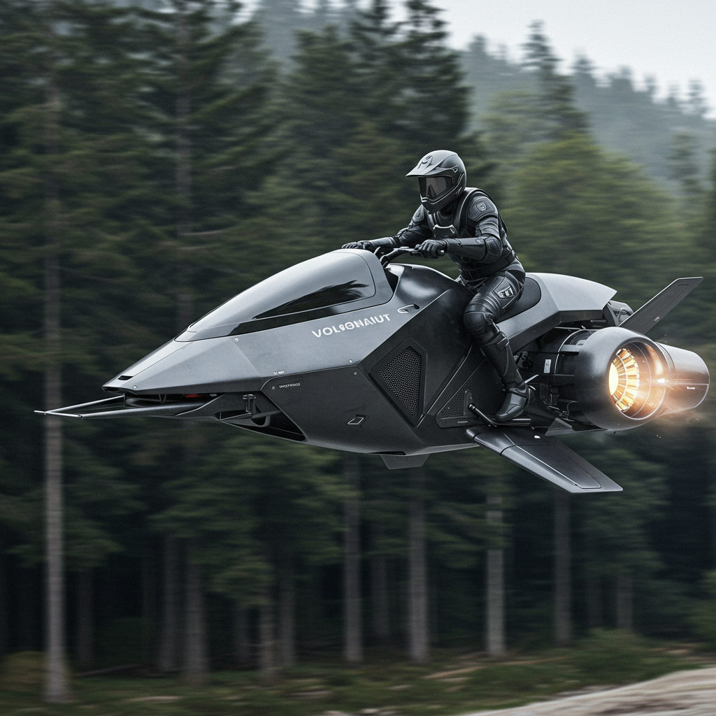 Volonaut Airbike、時速200kmで飛行実現―スター・ウォーズの世界が現実に
