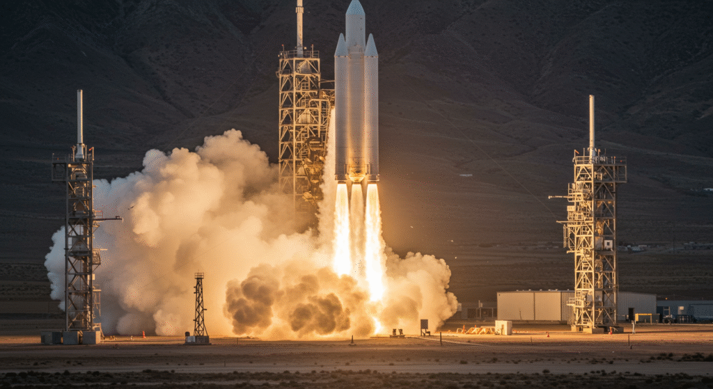 NASA BOLE次世代ブースター燃焼試験で異常発生、2034年アルテミス計画に影響か