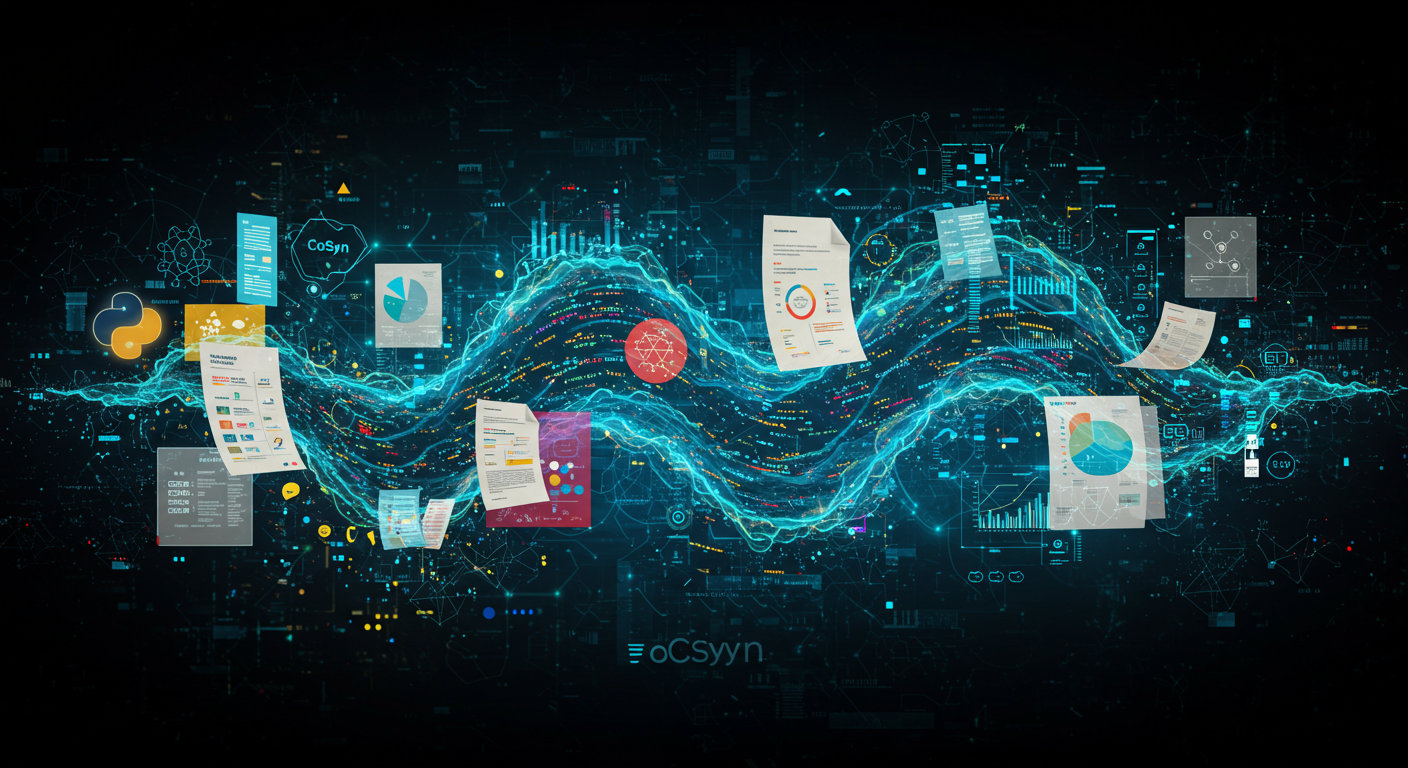 CoSyn｜オープンソースでGPT-4V超え達成、合成データがAIビジョン開発を変革 - イノベトピア