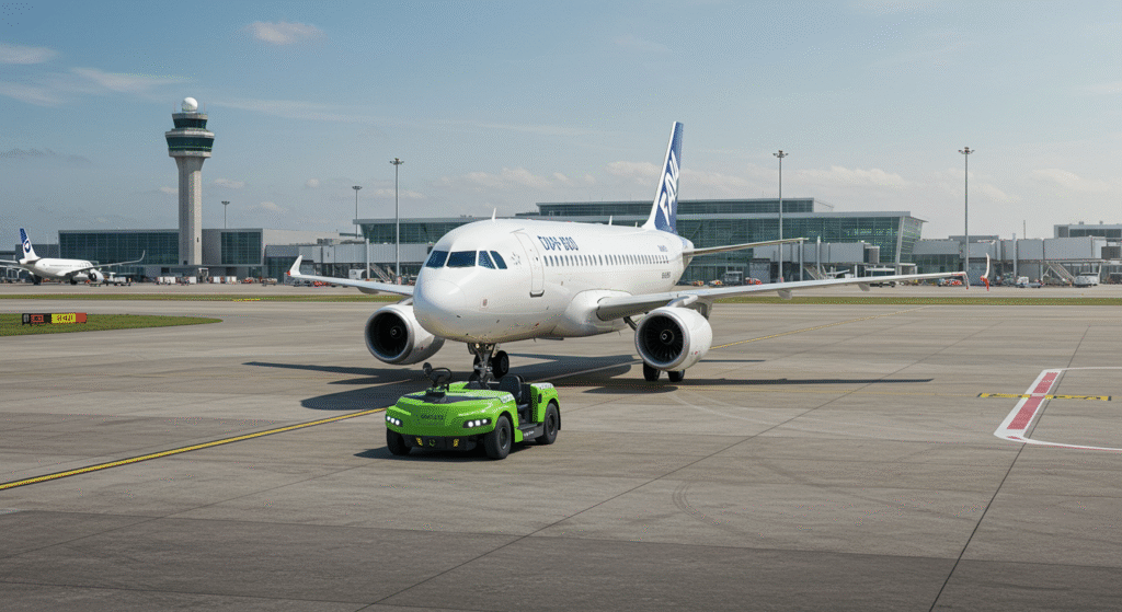 Taxibot、エアバスが中型航空機での使用認証を完了 – 地上燃料消費50%削減の革新技術