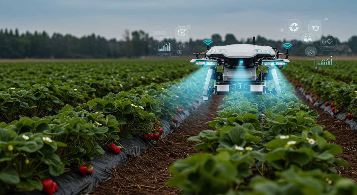 Saga Robotics、農業ロボット「Thorvald」の事業拡大に840万ポンド調達 – 英国イチゴ市場20%をカバー