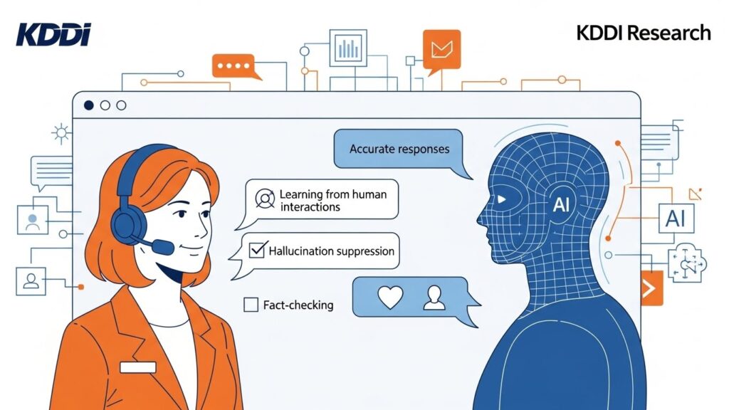 auチャットサポートにKDDIのAIエージェント導入、人間の応対学習で応対時間7割削減を目指す