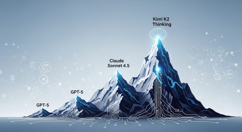 無料で使える高性能 AI が誕生。Moonshot Kimi K2 Thinking が GPT-5・Claude を上回る理由